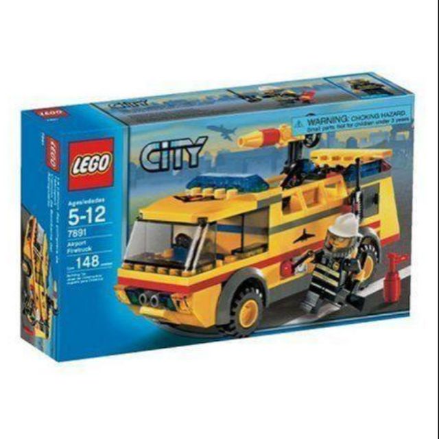 盒損特價 樂高 LEGO 7891 城市系列 Airport Firetruck 機場消防車 全新未拆 | 蝦皮購物