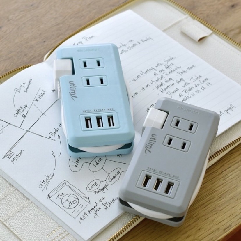 日本Sonic Utlim /便攜式多功能插座(2色)｜usb多用途輕量充電延長線 | 蝦皮購物