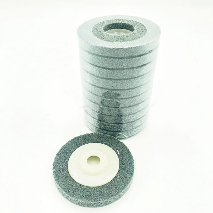 【susumy】4吋(100M/M) 平面不織布輪 菜瓜布輪 金屬石材拋光 手提砂輪機用 | 蝦皮購物