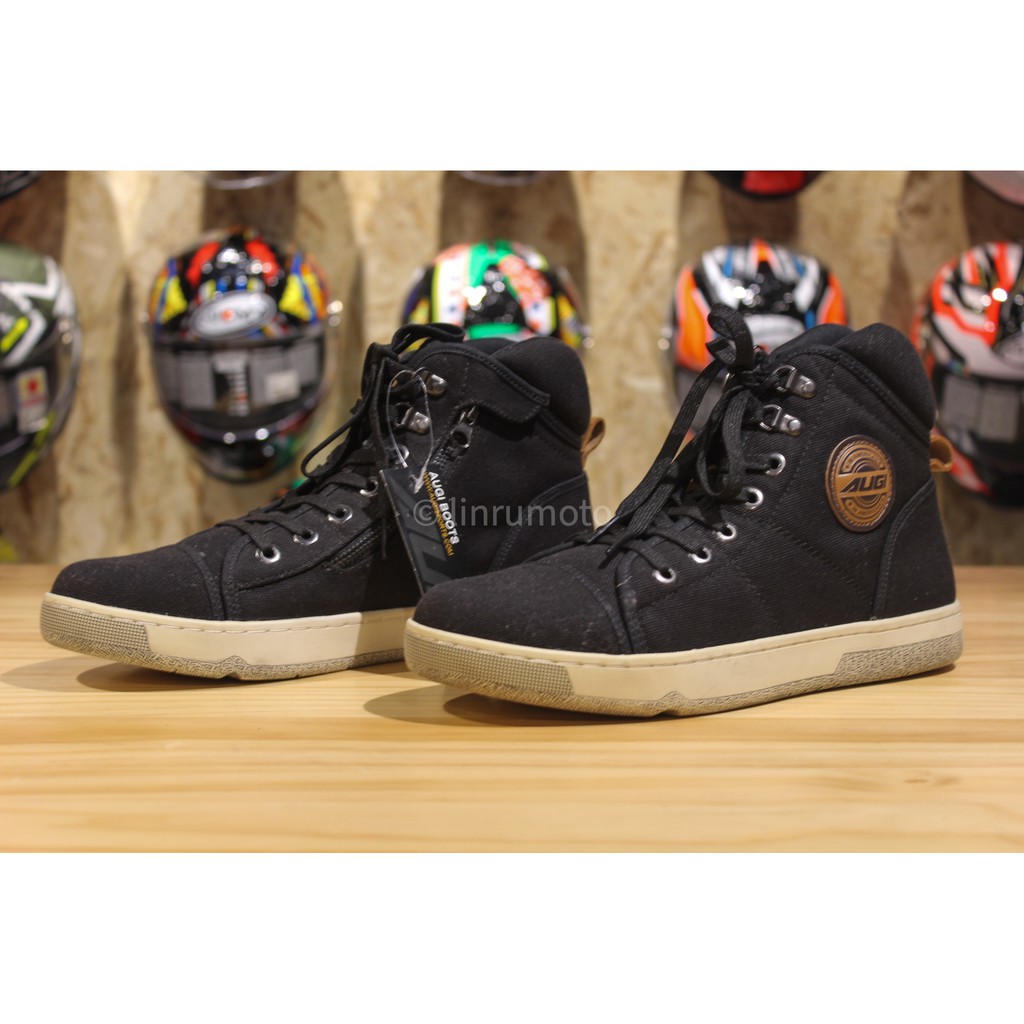『林儒部品』AUGI AU5 Urban 休閒帆布短車靴 | 蝦皮購物