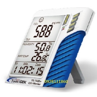Twintex TE-702D+ TE-702D Plus二氧化碳監測儀三合一壁掛桌面兩用型 二氧化碳計CO2監控量測 | 蝦皮購物