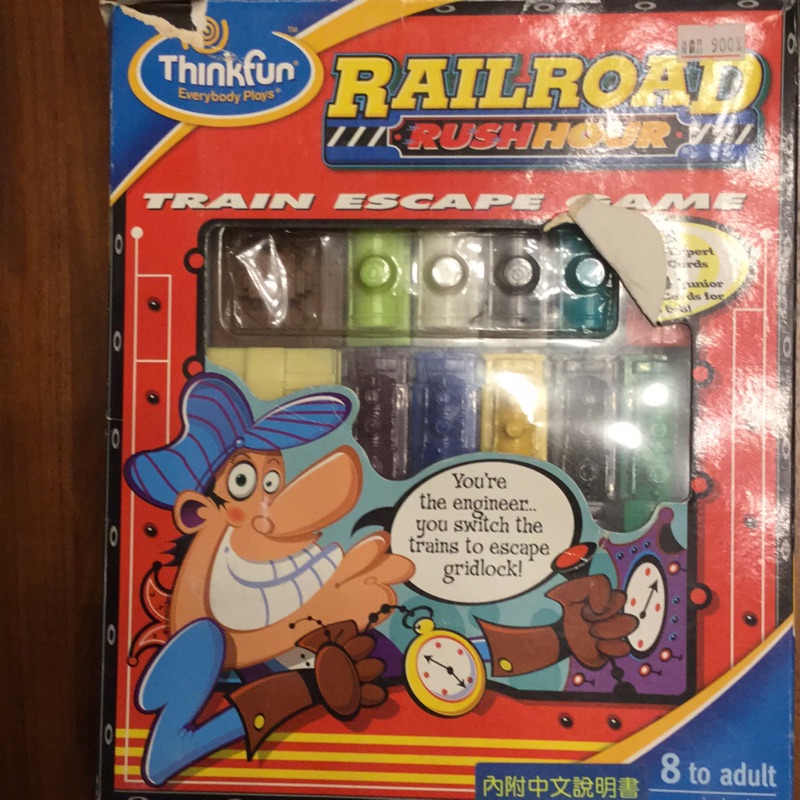 Railroad rush hour 小紅車 塞車時間 think fun | 蝦皮購物
