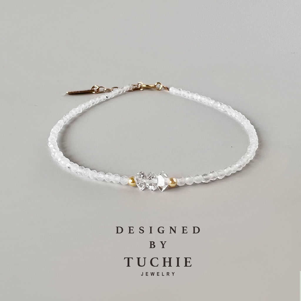 現貨實拍 極細 閃靈鑽 月光石 / 提升愛情運 好人緣 / 水晶 天然礦石 手鍊 手鏈 TUCHIE輕珠寶 | 蝦皮購物