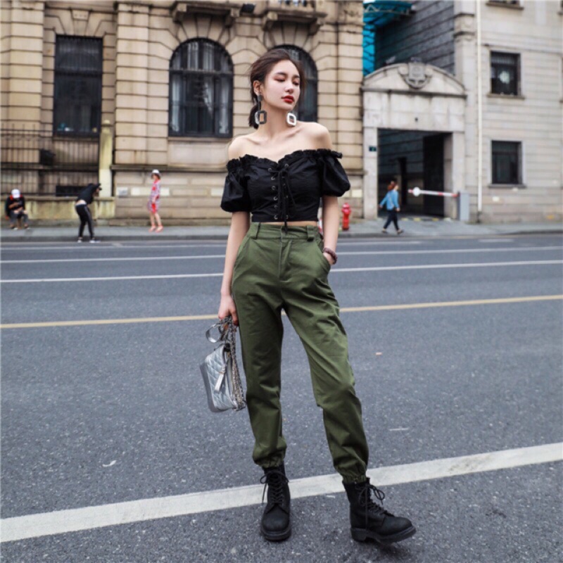 縮口工裝褲hehehd | 蝦皮購物