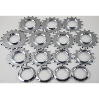 FIXED GEAR單速車死飛飛輪13/14/15/16/17/18T死飛專用(飛輪+附瑣環 不銹鋼防銹處理)拋光處理 | 蝦皮購物