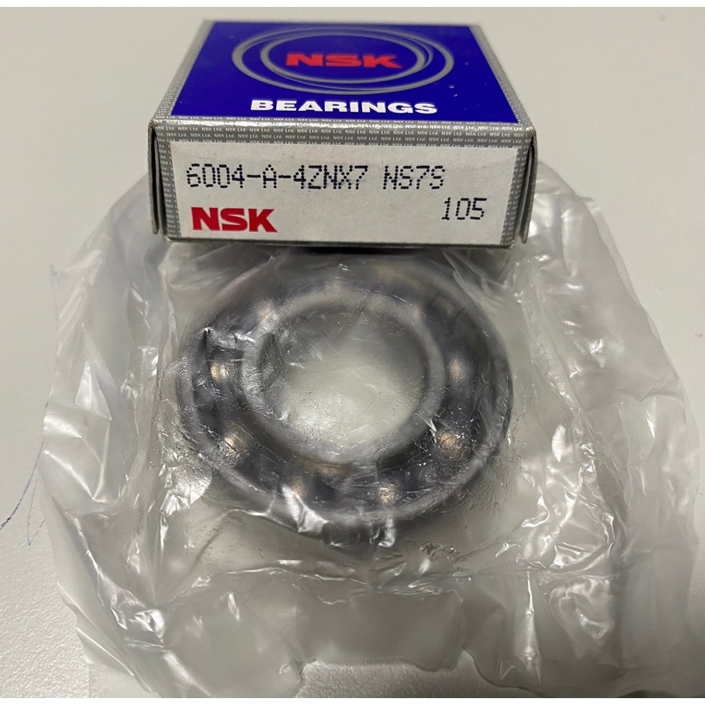 現貨 全新 NSK單列深溝滾珠軸承 培林(6004Z) | 蝦皮購物