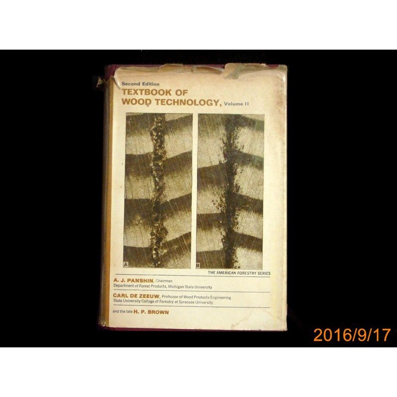 【9九 書坊】Textbook Of Wood Technology ,Volume 11(2e)│民國59年出版 | 蝦皮購物