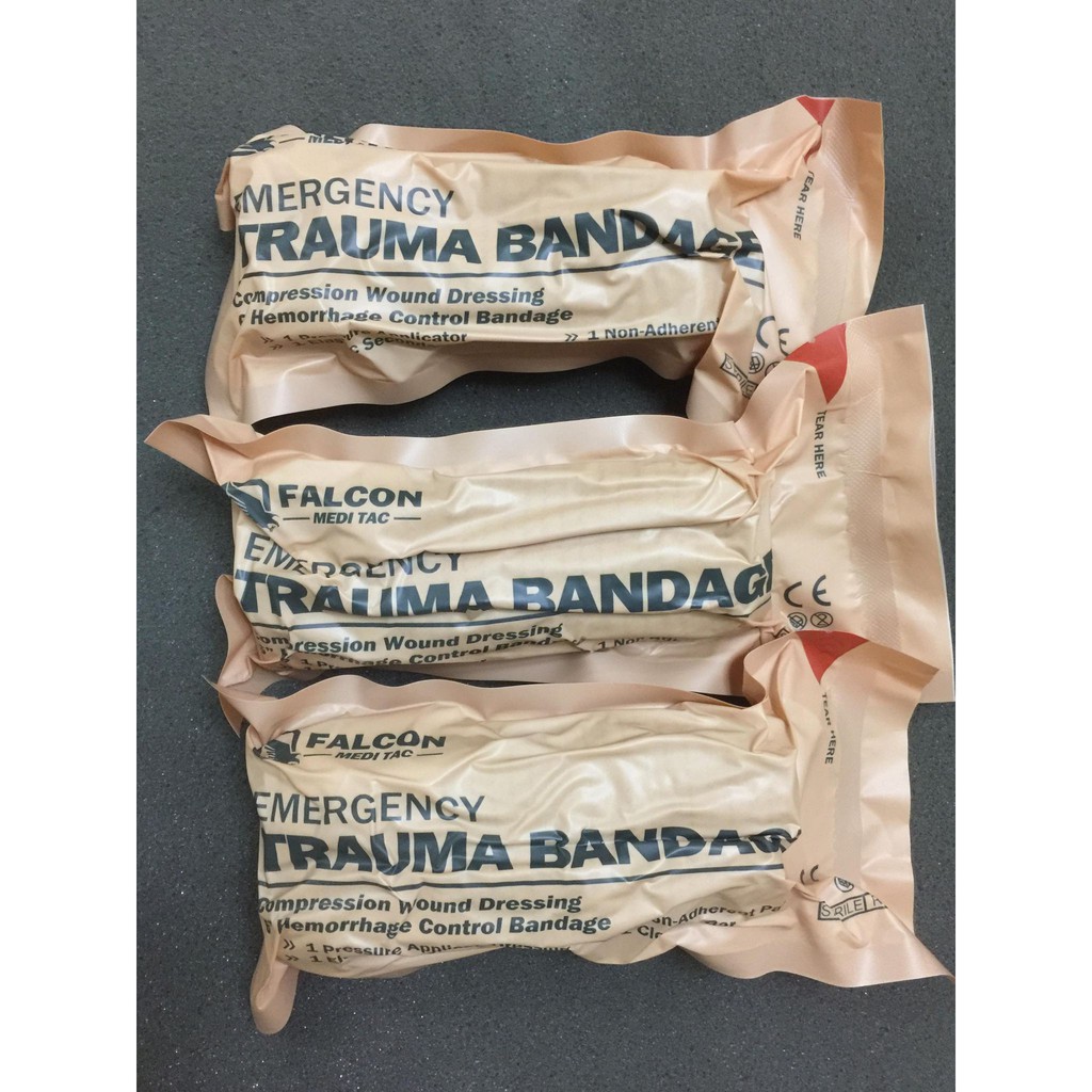Falcon meditac以色列繃帶 創傷止血急救繃帶 生存遊戲 野外求生 登山野營 trauma bandage | 蝦皮購物