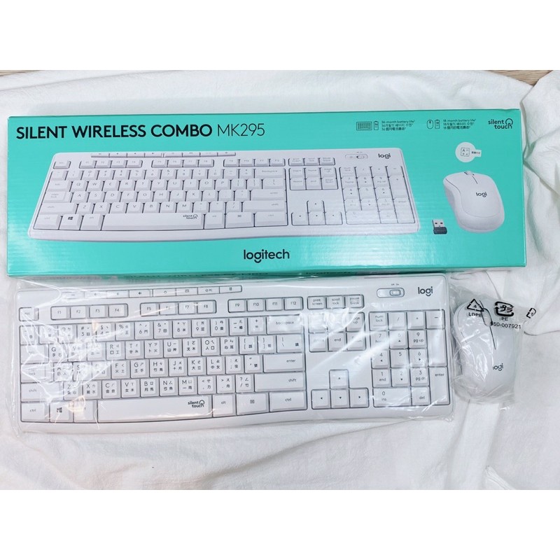 Logitech 羅技 MK295 無線靜音鍵鼠組 | 蝦皮購物