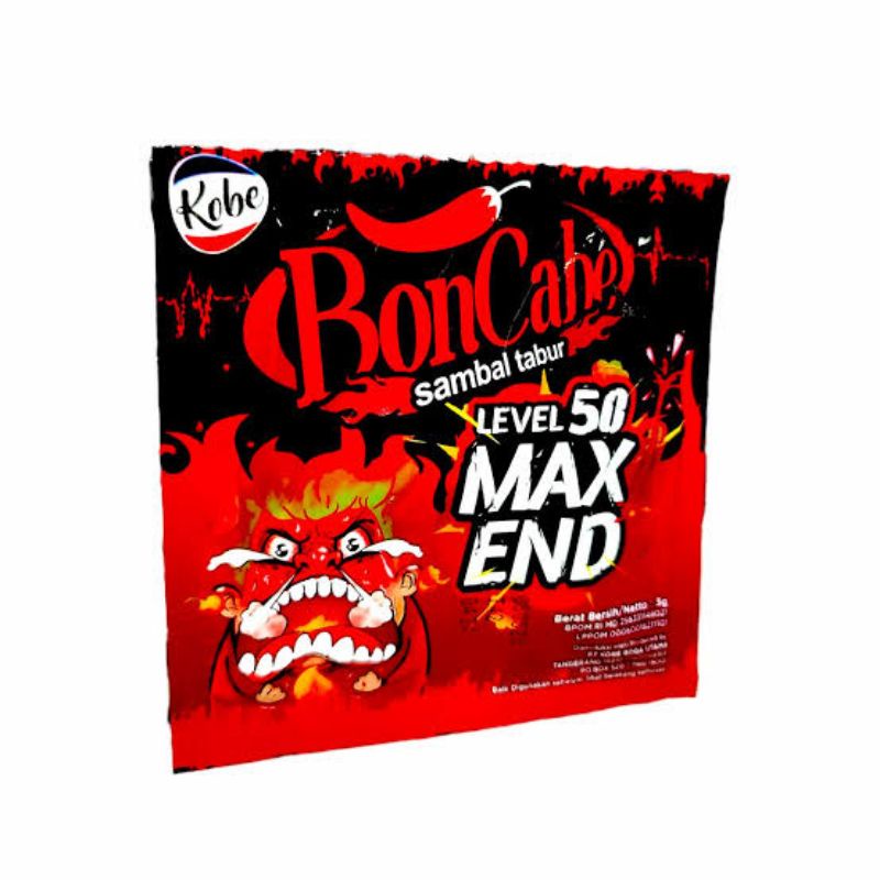 Kobe Boncabe Bon Cabe Cabai Bubuk Sachet 3g 辣椒粉 | 蝦皮購物