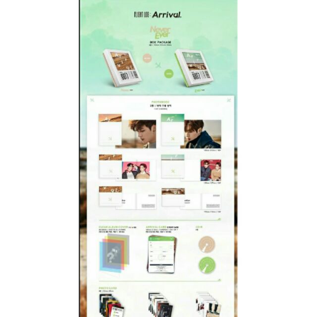 GOT7 Flight Log :Arrival LOGBOOK logbook Never版/Ever版 | 蝦皮購物