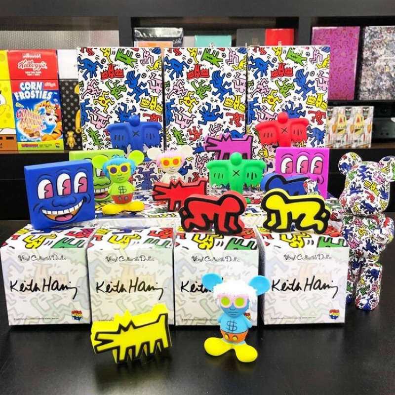 全套 大全 整盒 哈林 凱恩斯 MINI VCD KEITH HARING 軟膠 公仔 設計師 收藏 | 蝦皮購物