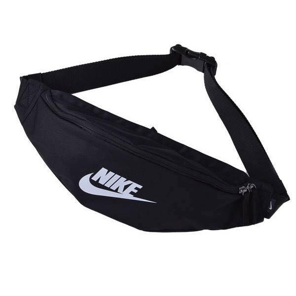 NIKE HERITAGE HIP BAG 大LOGO 腰包 黑色 BA5750-010 | 蝦皮購物