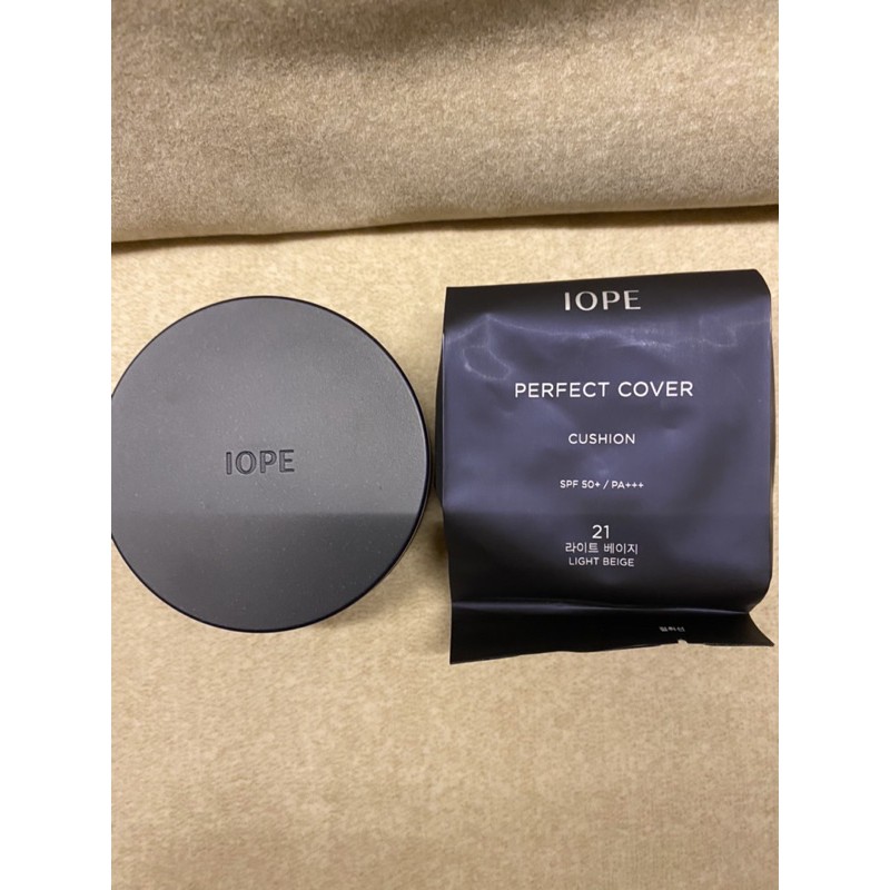（已預訂請勿下標！）IOPE完美遮瑕持久氣墊粉餅SPF50+ PA+++ #21明亮色 | 蝦皮購物