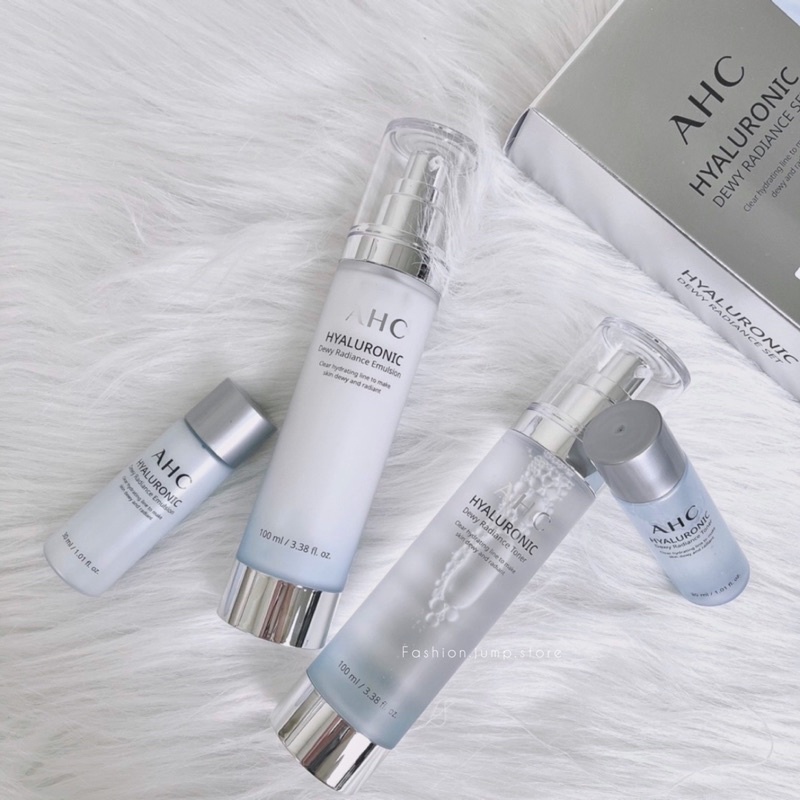 限量!!! 韓國 AHC 超值四件套組 禮盒 組合 (神仙水100ml+30ml)+(神仙乳液100ml+30ml) | 蝦皮購物