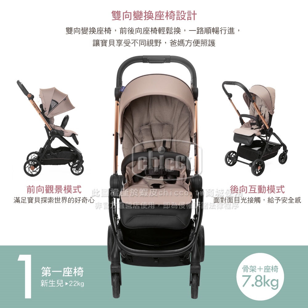 chicco-One4Ever全能秒收雙向輕量手推車 One 4 Ever 送保暖腳套睡袋 | 蝦皮購物