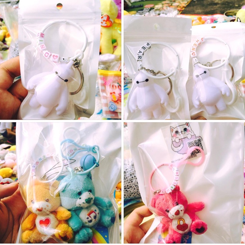 客製化姓名字母鑰匙圈。籃球棒球系隊好友最佳小物。CARE BEARS 迪士尼 杯麵 大白 SBL UBA HBL | 蝦皮購物