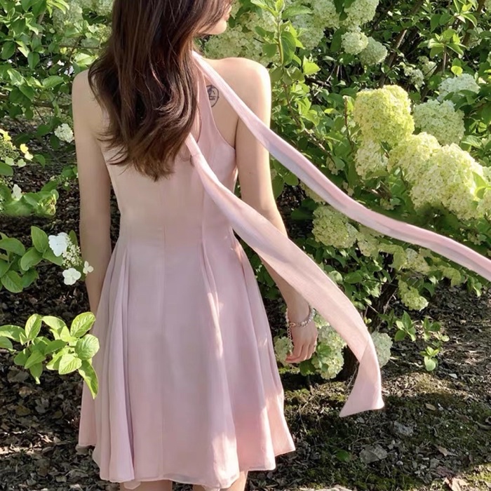 🎀 Hanagirl 🎀 正韓洋裝👗👗 名媛奶茶色約會 仙氣 雪紡洋裝 露肩洋裝 婚禮洋裝 禮服 E058 | 蝦皮購物