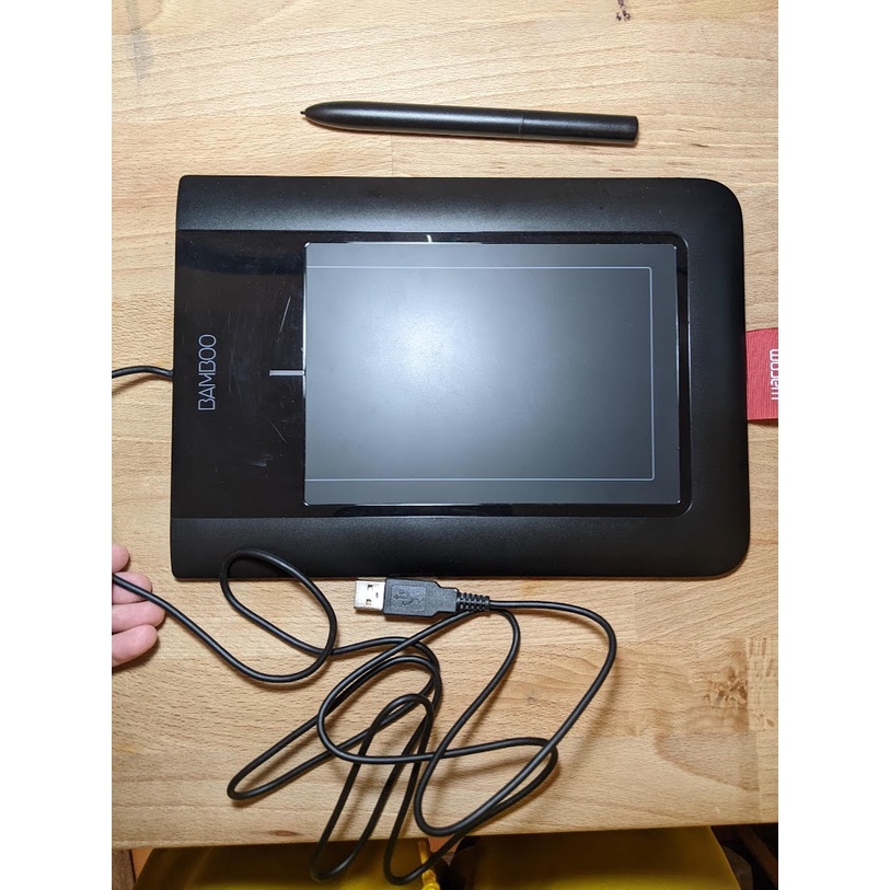 WACOM Bamboo Pen專業繪圖板/手寫板 CTL-460/ 二手/ 觸控筆/ 含運 | 蝦皮購物