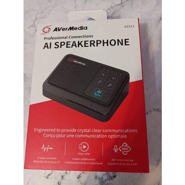 【圓剛】AI SPEAKERPHONE 行動會議電話揚聲器 AS311 | 蝦皮購物