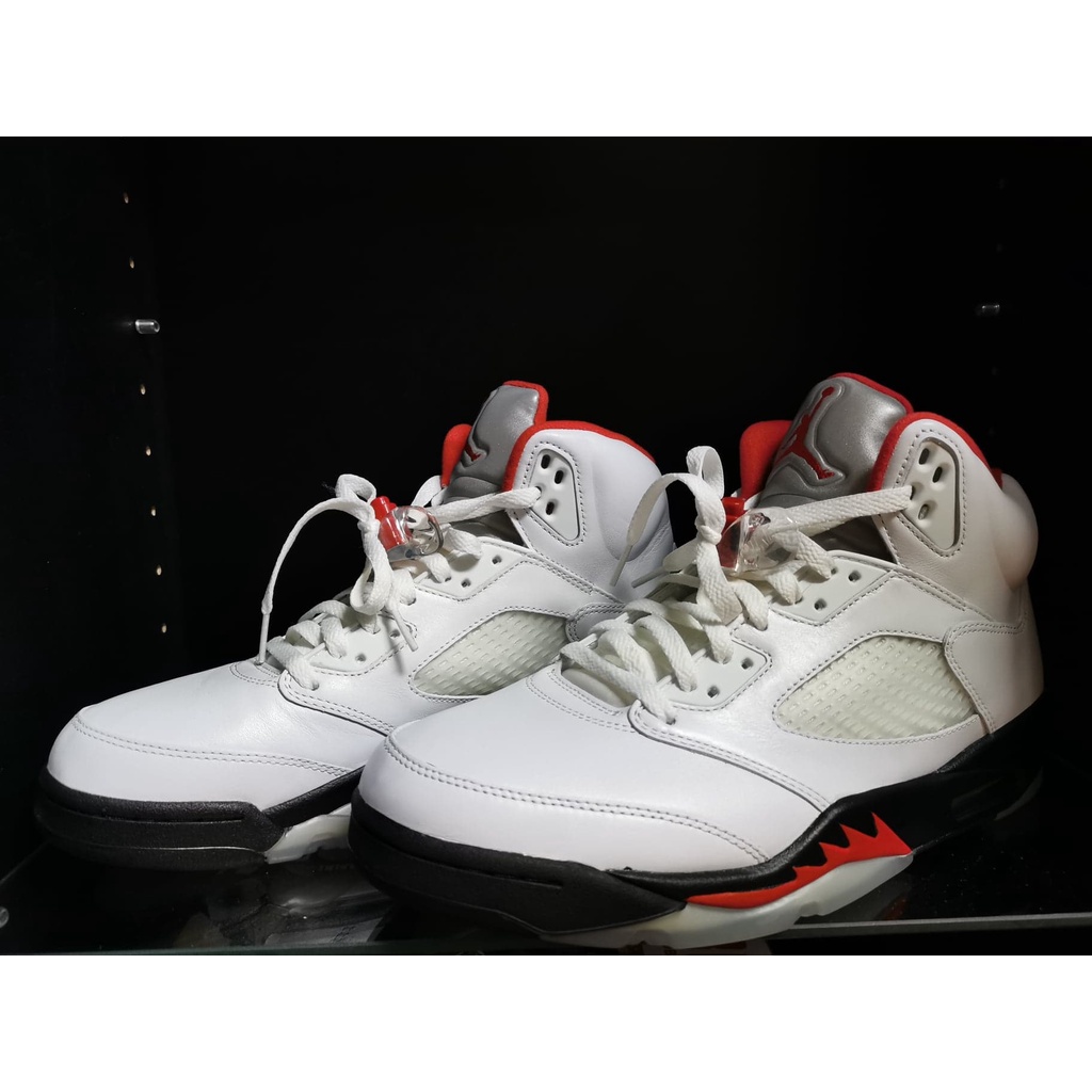 [正品][現貨]Air Jordan 5 Retro FIRE RED 2020 GS AJ5 us10.5 | 蝦皮購物