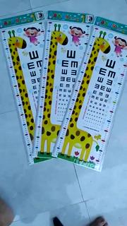 牆尺測量身高,適用於小鹿形狀 1m70cm 高,牆貼測量身高,米色檢查視力 | 蝦皮購物