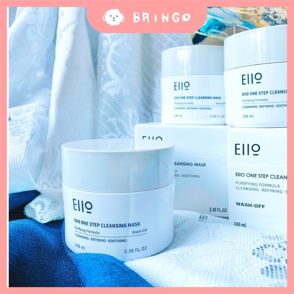【BRINGO】Eiio 清潔泥膜 茶樹 積雪草 魚腥草 ELLO 清潔面膜 補水 保濕 清潔 粉刺 去角質 | 蝦皮購物
