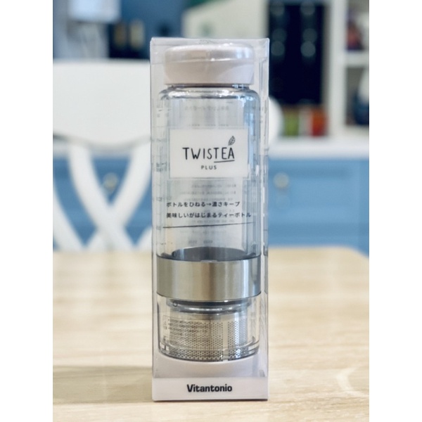 vitantonio 轉轉茶杯 泡茶杯 泡茶瓶 小v 水瓶 迷霧粉 twistea | 蝦皮購物