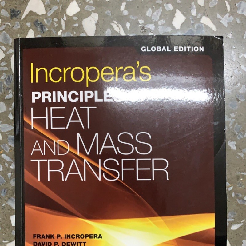 Incropera's Principles of Heat and Mass Transfer | 蝦皮購物