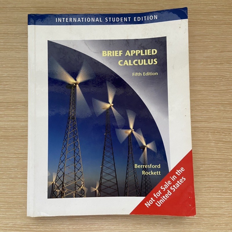 大學二手原文書Brief applied calculus 微積分 第5版 | 蝦皮購物