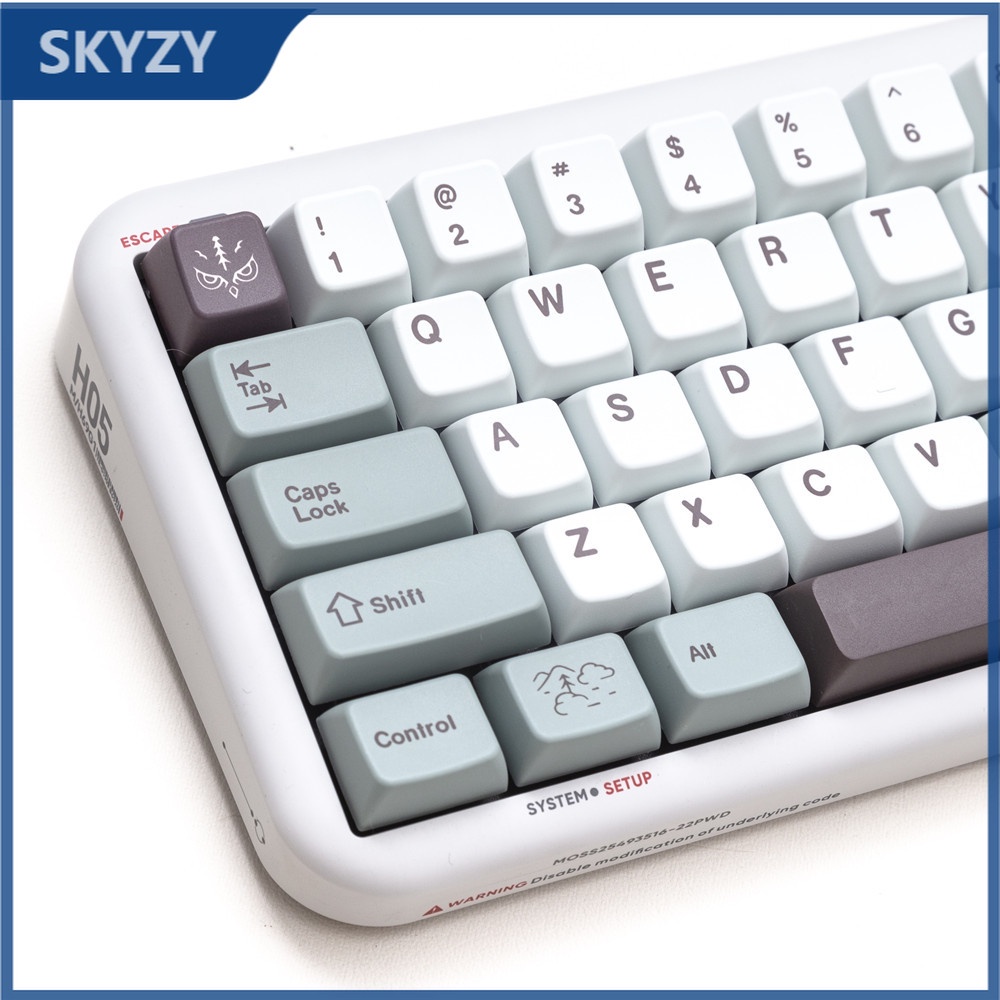 143鍵 GMK十一月迷霧鍵帽 MDA高度 動物 PBT 熱昇華 機械鍵盤 GMK November Fog 鍵帽套裝 | 蝦皮購物