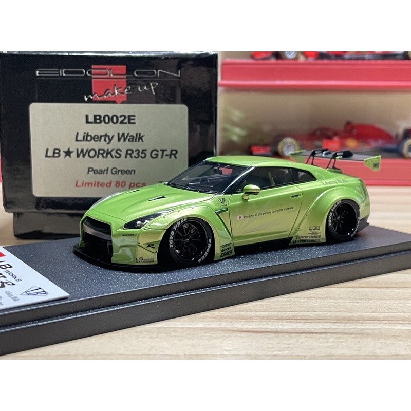 1/43 MakeUp LB002E MU Liberty Walk LB Works Nissan R35 GTR | 蝦皮購物