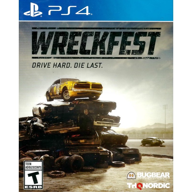 【全新未拆】PS4 撞車嘉年華 賽車 跑車 飆車 WRECKFEST DRIVE HARD DIE LAST 簡體中文版 | 蝦皮購物