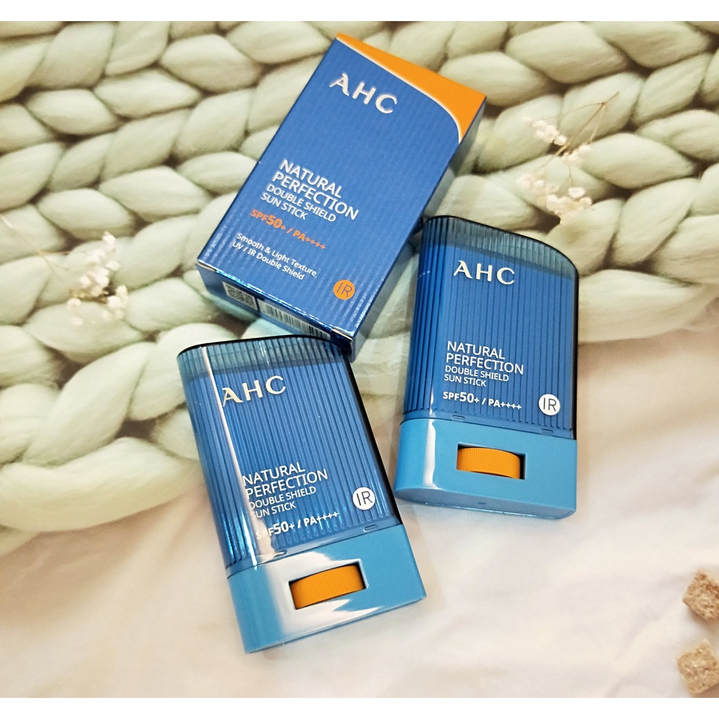 [Leila. baby ]韓國 AHC 完美雙效果凍防曬棒 22g 2022最新包裝 防曬 | 蝦皮購物