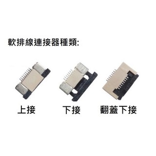 FFC/FPC連接器 0.5mm間距 下接抽屜式 4P/6P/~80P 排線插座 軟排線連接器-10入/包(含稅) | 蝦皮購物