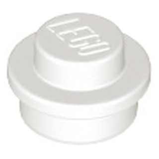 樂高 LEGO 白色 1x1 圓點 圓粒 顆粒 薄板 薄片 4073 614101 White Plate Round | 蝦皮購物