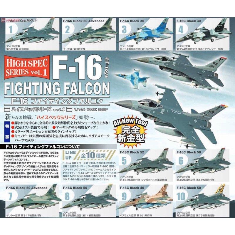 F-toys 1/144 F-16 RF-4戰鬥機 | 蝦皮購物
