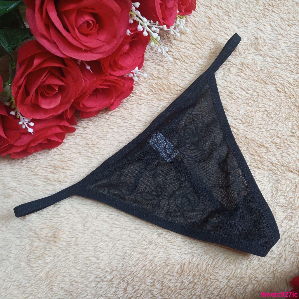 保密發貨-4條裝 火辣誘惑性感女式情趣網紗透明提花低腰丁字褲內褲JP232 | 蝦皮購物