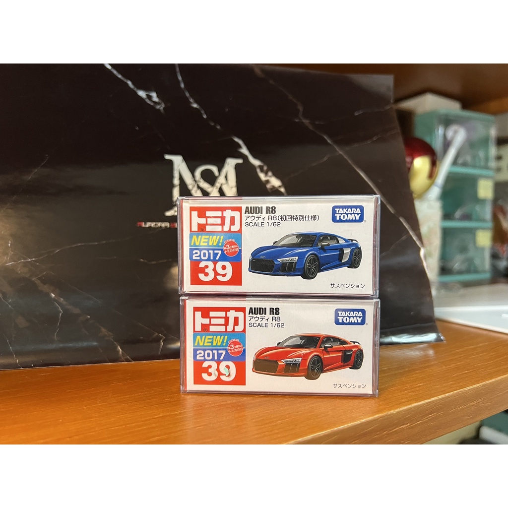 TOMY TOMICA 多美小汽車 NO.39 AUDI R8 初回＋一般 | 蝦皮購物