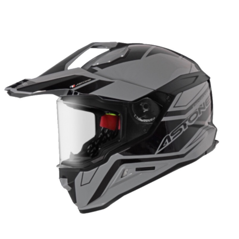 ASTONE MX800 安全帽 BF9 水泥灰黑 MX800B 越野式 全罩式 安全帽 快拆式帽舌 內墨鏡 《比帽王》 | 蝦皮購物