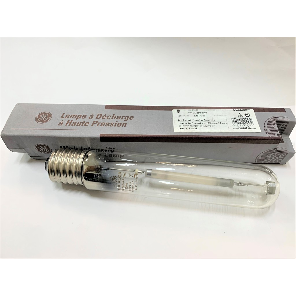 [清庫存特賣]奇異GE 22453 LU250/T/40 E40 鈉氣燈管 匈牙利製 歐洲製_GE090002 | 蝦皮購物