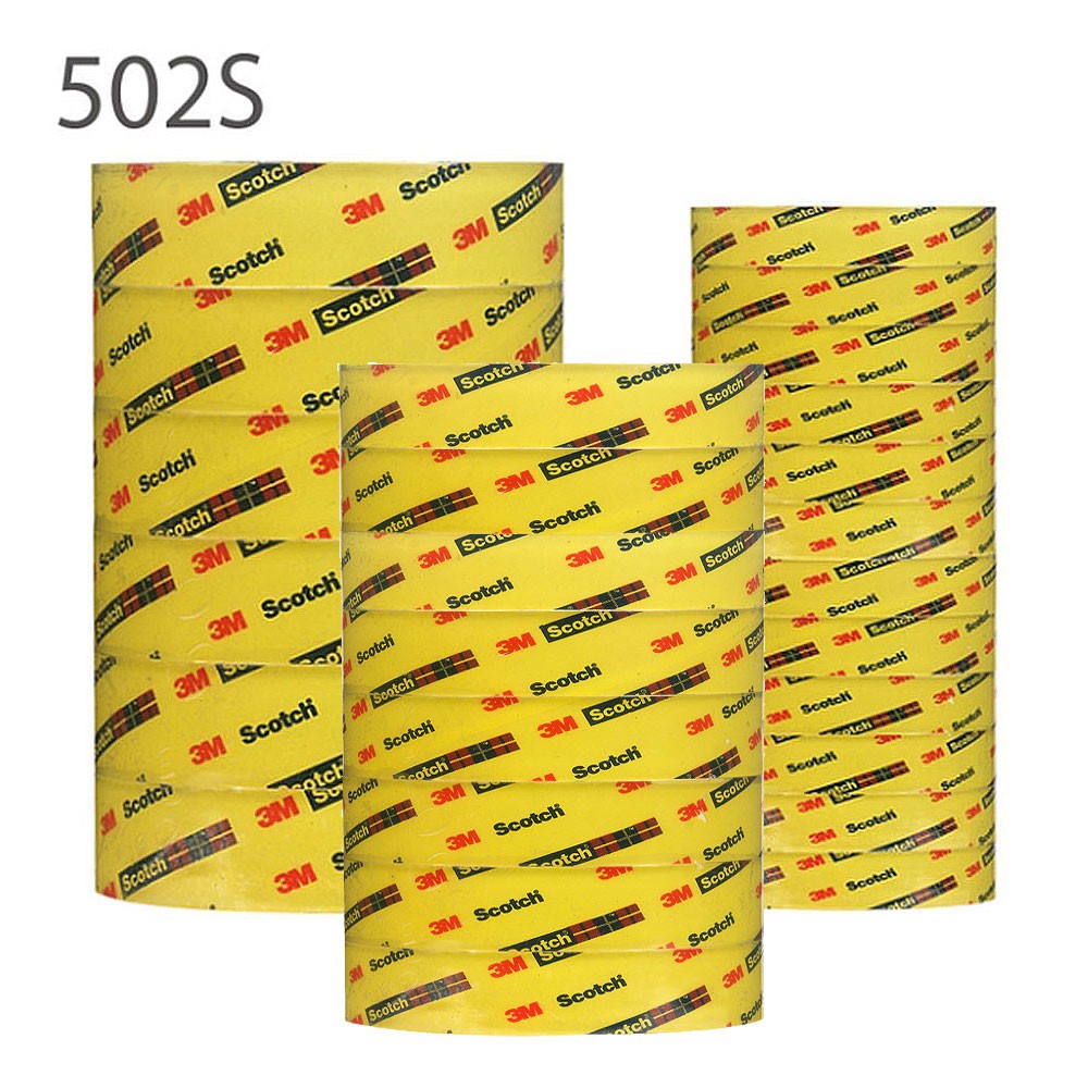 3M 502S 超透明OPP膠帶 12mm / 18mm / 24mm 多入量大可議價 | 蝦皮購物