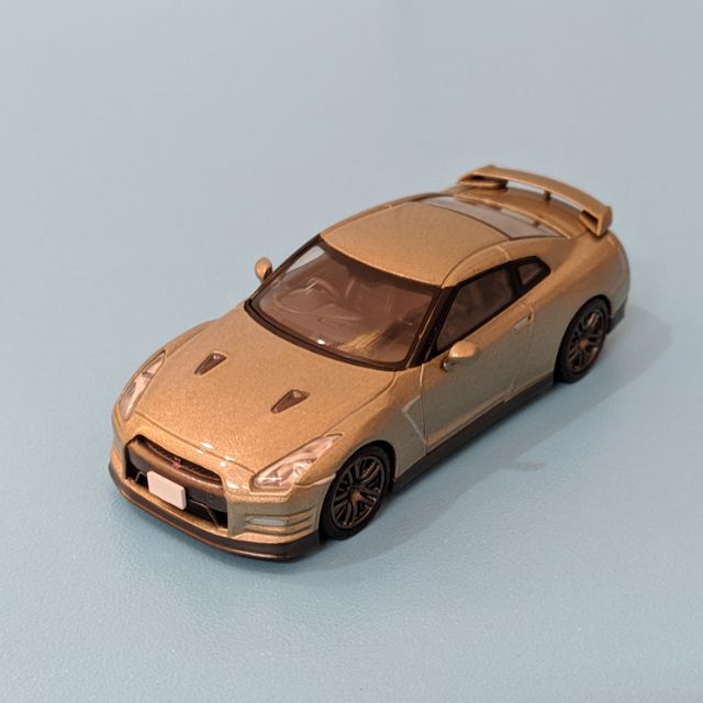 1/64 tomytec TLV Nissan GTR R35 45周年泰坦金色 LV-N117A | 蝦皮購物