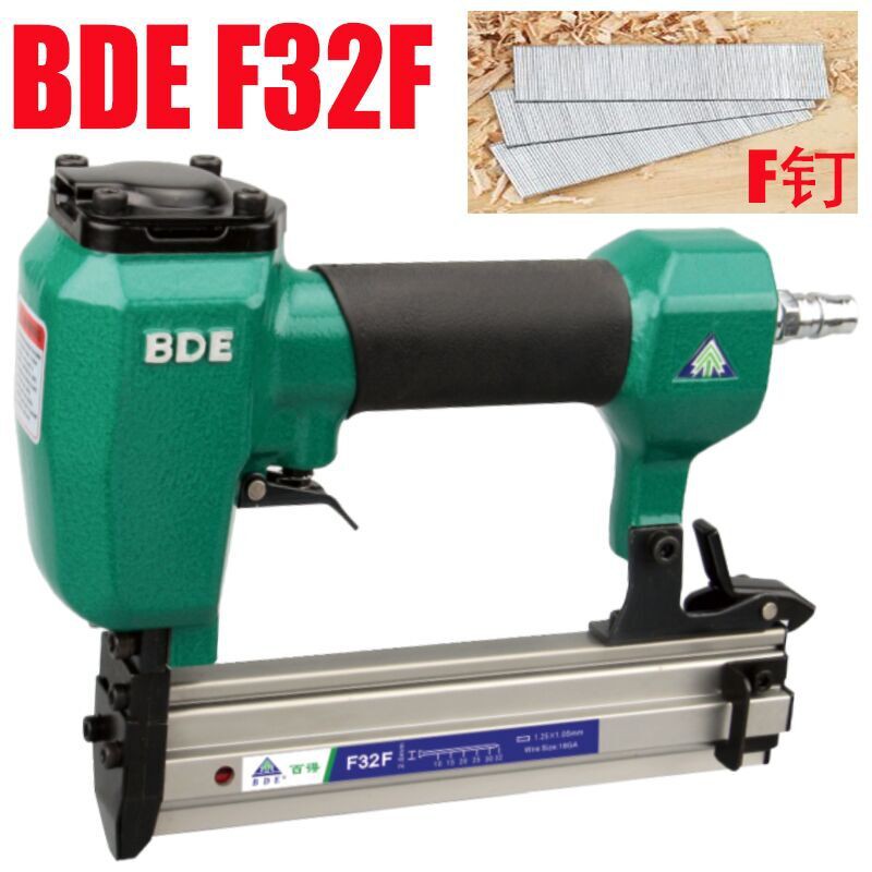 BDE百得F32F氣動直釘槍30雙槽直排風動槍釘F15202530專用裝修工具 | 蝦皮購物