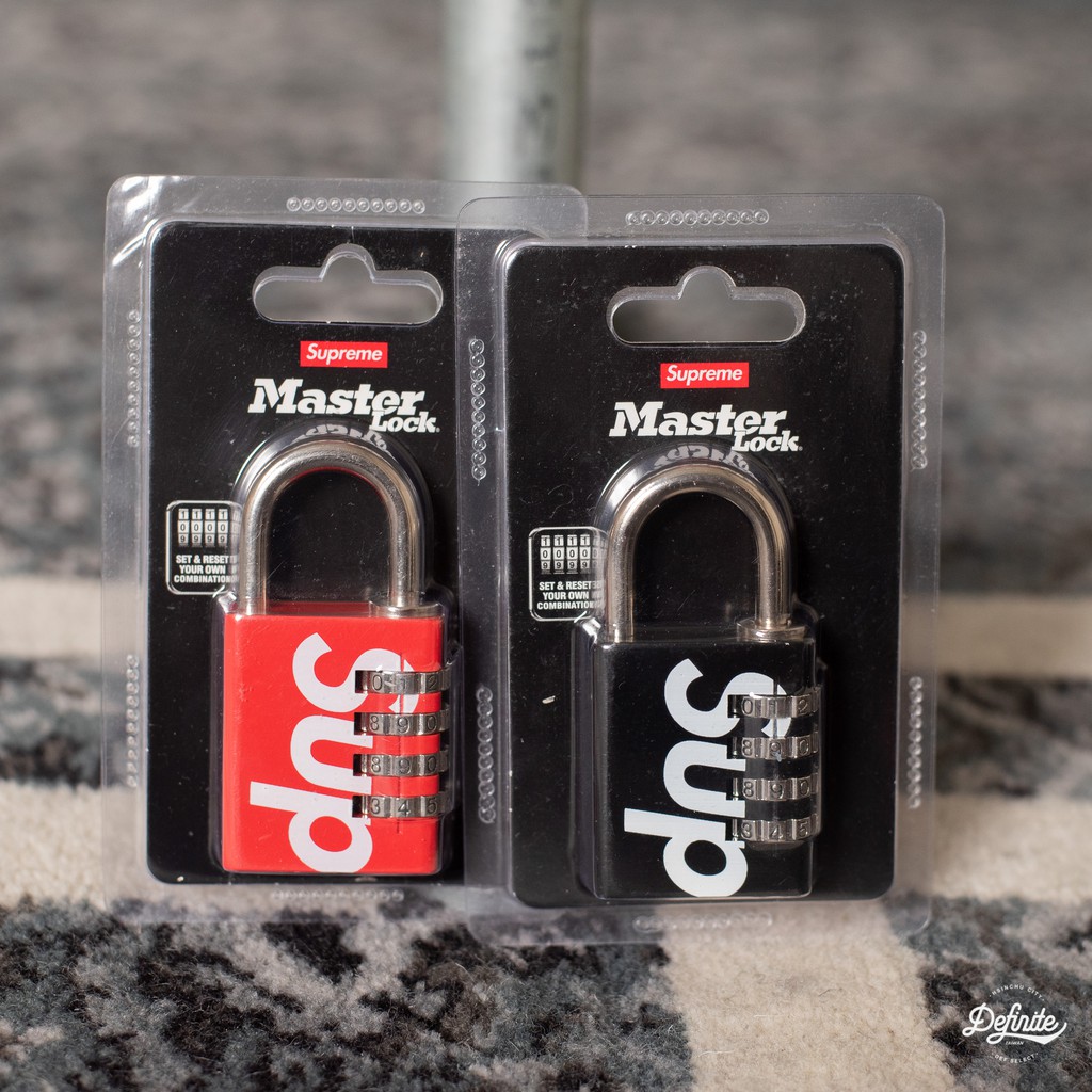 『Definite』Supreme®/Master Lock® Numeric Combination 鎖頭 密碼鎖 | 蝦皮購物