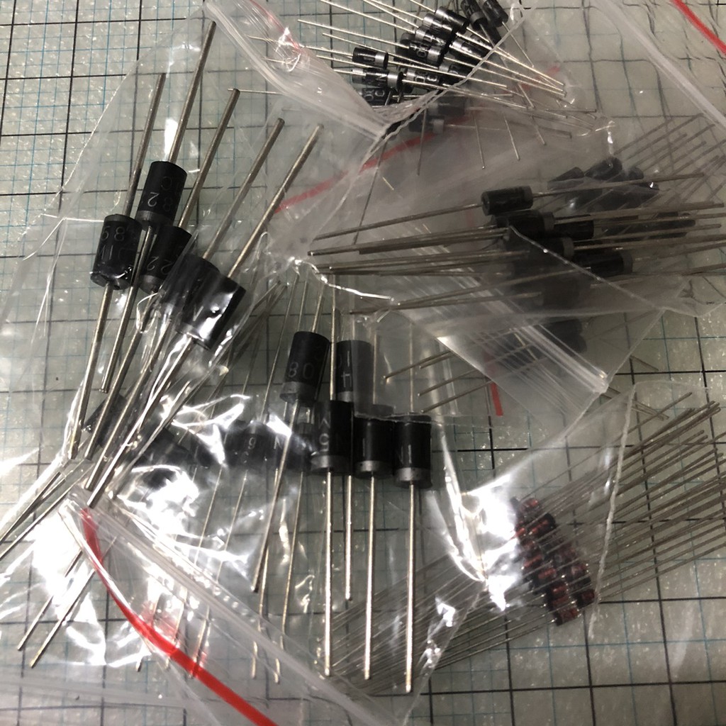 #RF7 元件包 二極體包 1N4148 1n4007 FR107等 共100只 | 蝦皮購物