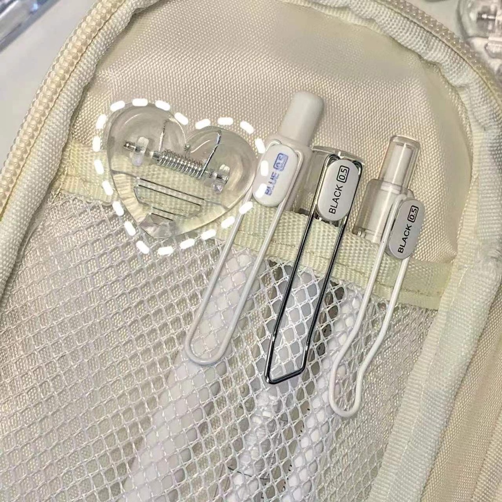 臺北48H出貨ins風棋盤格子筆袋大容量學生多功能文具收納袋帶夾層手提化妝包wnldi96 | 蝦皮購物