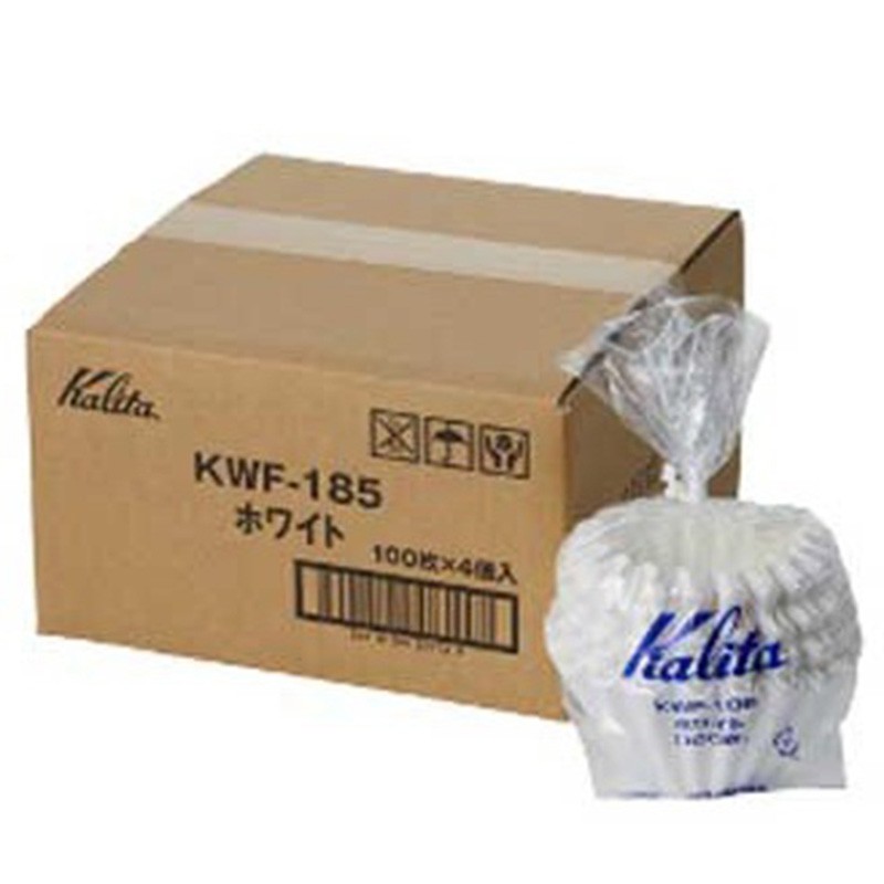 【啡苑雅號】日本Kalita 20摺蛋糕型/波浪型濾紙 KWF-185 100入/包 4包超值組 | 蝦皮購物