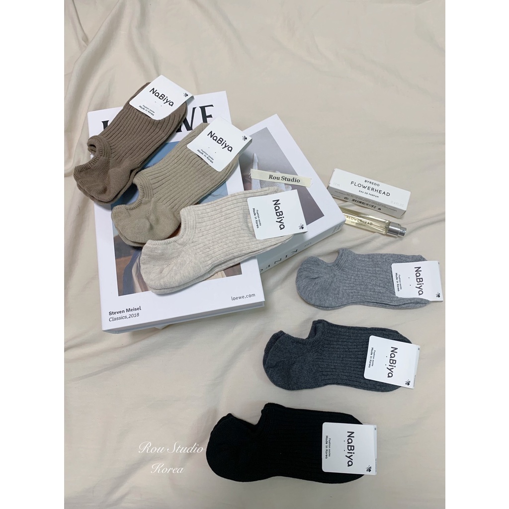 現貨🔥Rou Studio🇰🇷韓國新品🇰🇷 正韓高質感短襪 2色 1組3入 闆娘自留💫韓網同款 | 蝦皮購物