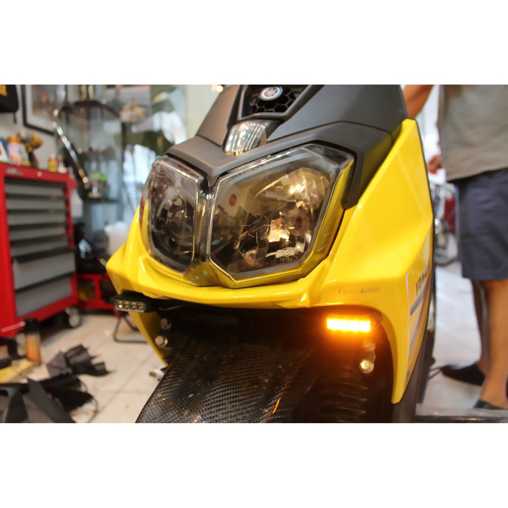 KOSO BWSR專用 隱藏式 LED日行燈 書行燈 可當方向燈 定位燈 全車系 R6 1098 Z1000 蜂巢 | 蝦皮購物